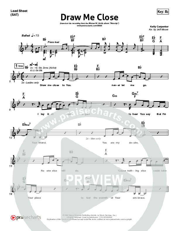 Draw me close to you michael w smith chords - greeize