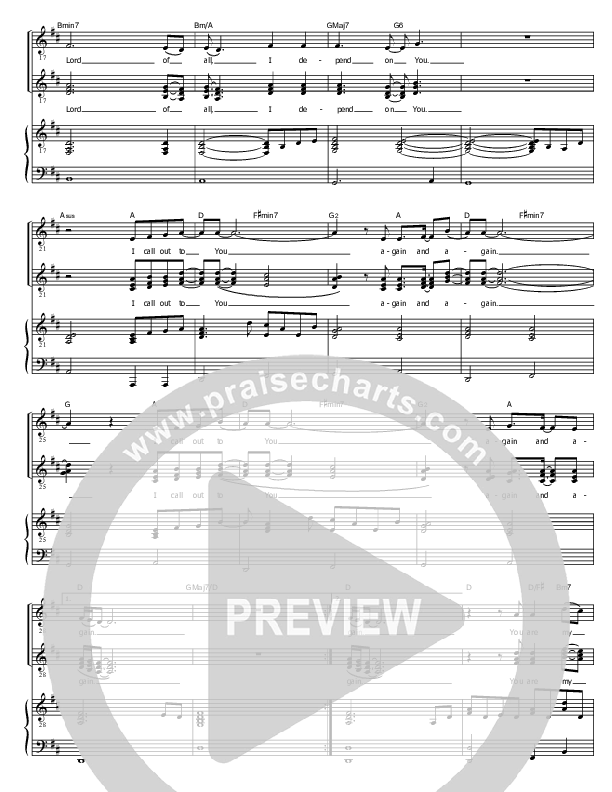 Faithful One Sheet Music PDF (Brian Doerksen) - PraiseCharts