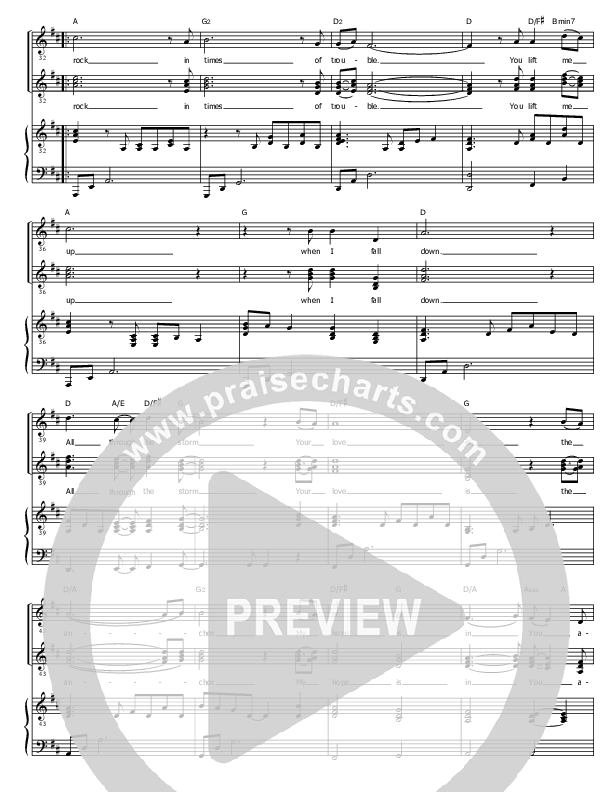 Faithful One Sheet Music PDF (Brian Doerksen) - PraiseCharts