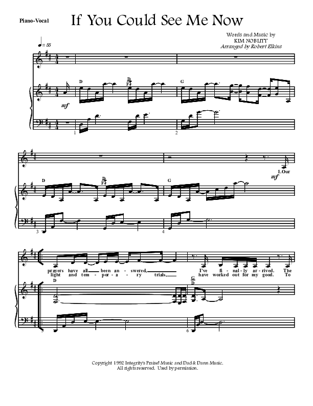 If You Could See Me Now Sheet Music PDF (G3 Worship) - PraiseCharts