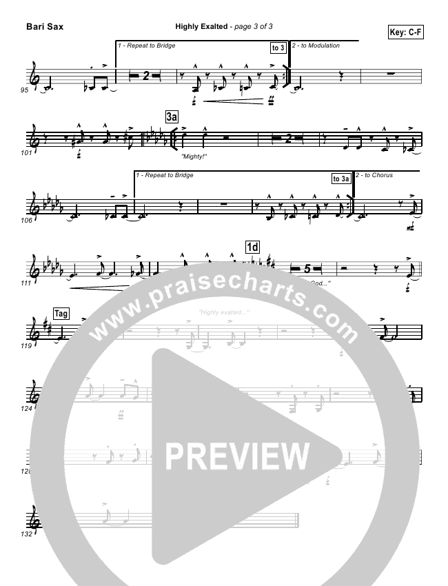 Highly Exalted Orchestration - Lakewood Church | PraiseCharts