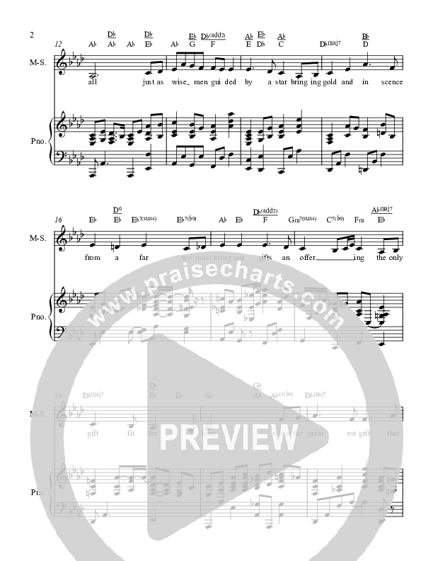 The Greatest Gift Of All Sheet Music PDF (Voices Of Levi Of St. James ...