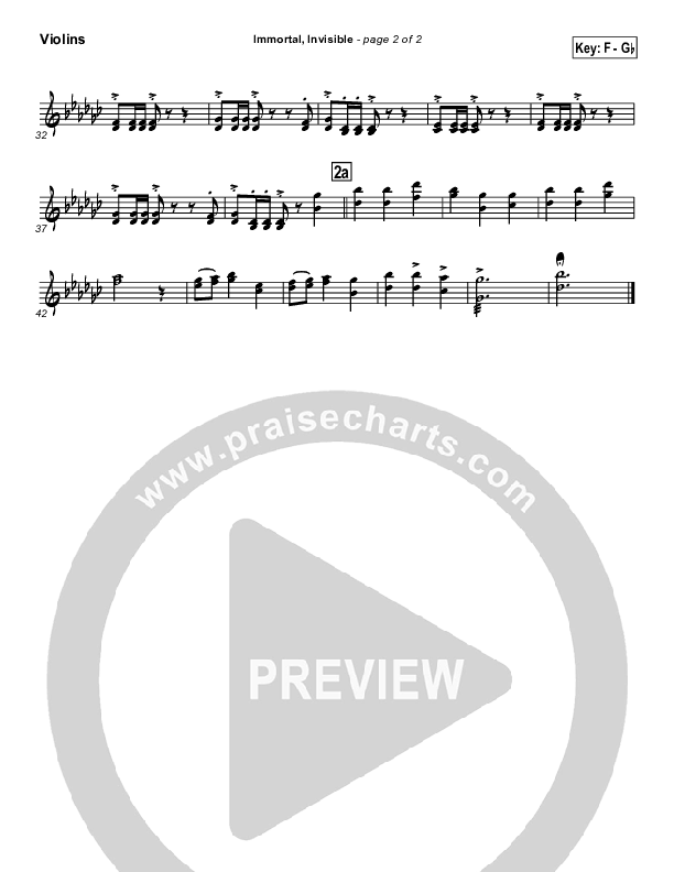Immortal Invisible (Traditional Hymn / PraiseCharts) - PraiseCharts