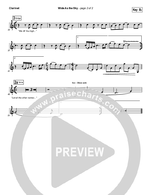 Wide As The Sky (Matt Redman) - PraiseCharts