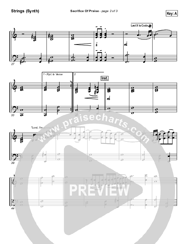 Sacrifice Of Praise Don Moen Praisecharts