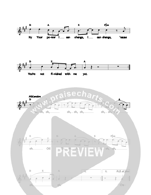 Create In Me Sheet Music PDF (Rend Collective) - PraiseCharts