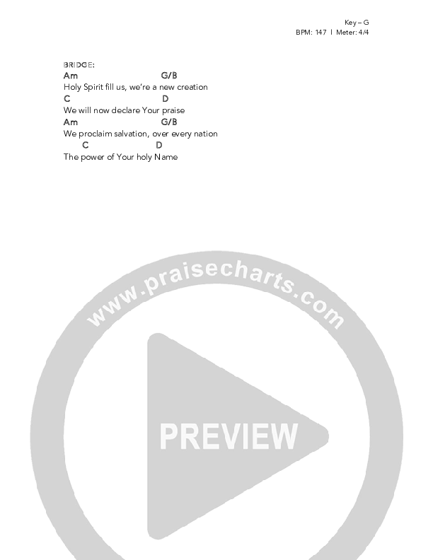 Changed Forever Chords PDF (Daystar Worship) - PraiseCharts