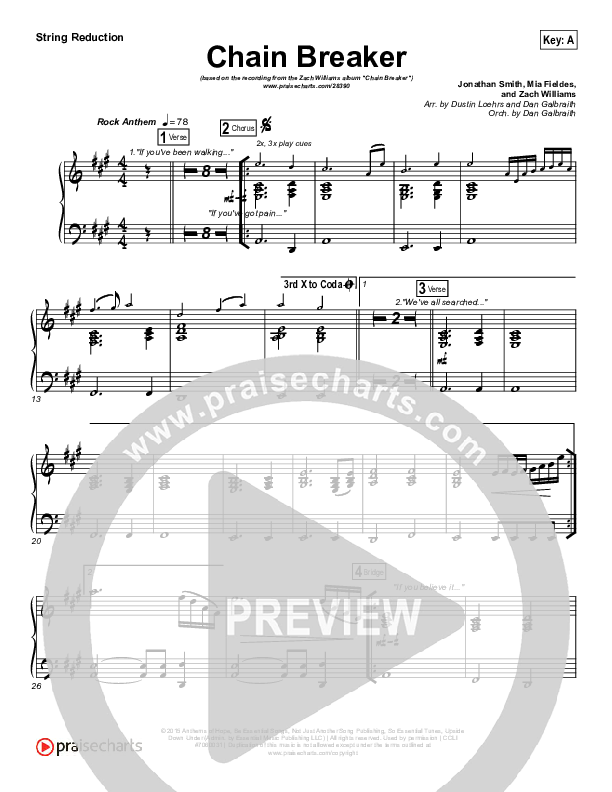 Chain Breaker (Zach Williams) - PraiseCharts