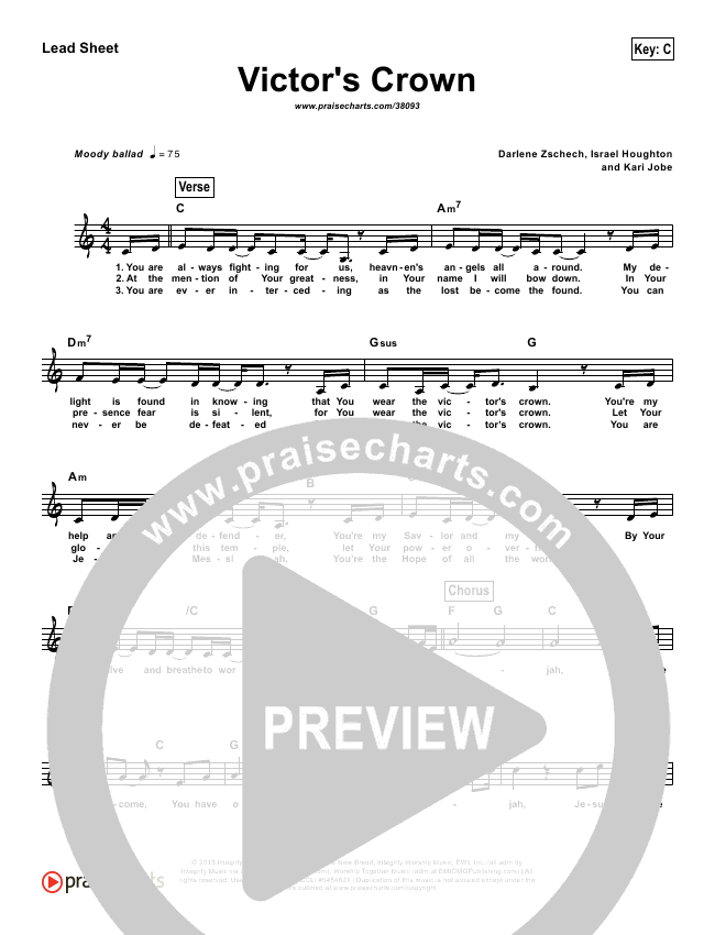 Victor's Crown (Simplified) Sheet Music PDF () - PraiseCharts