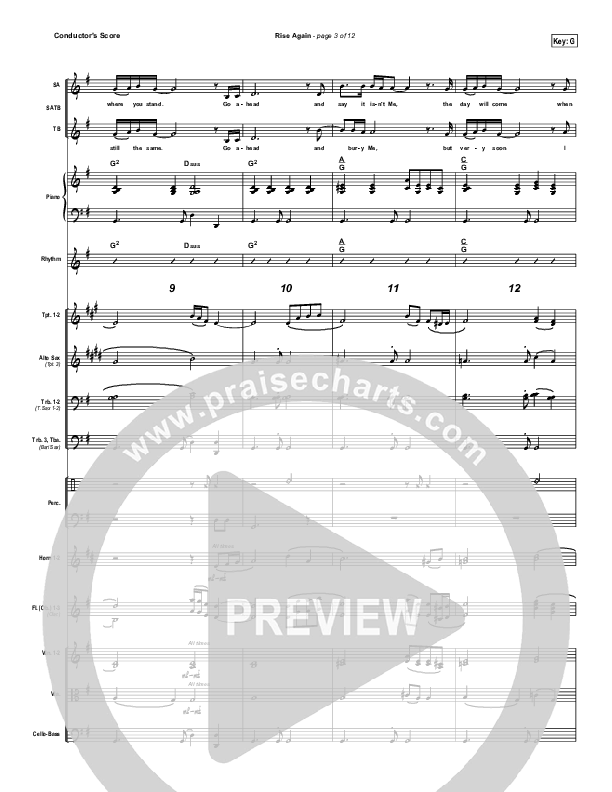 Rise Again (Dallas Holm) - PraiseCharts