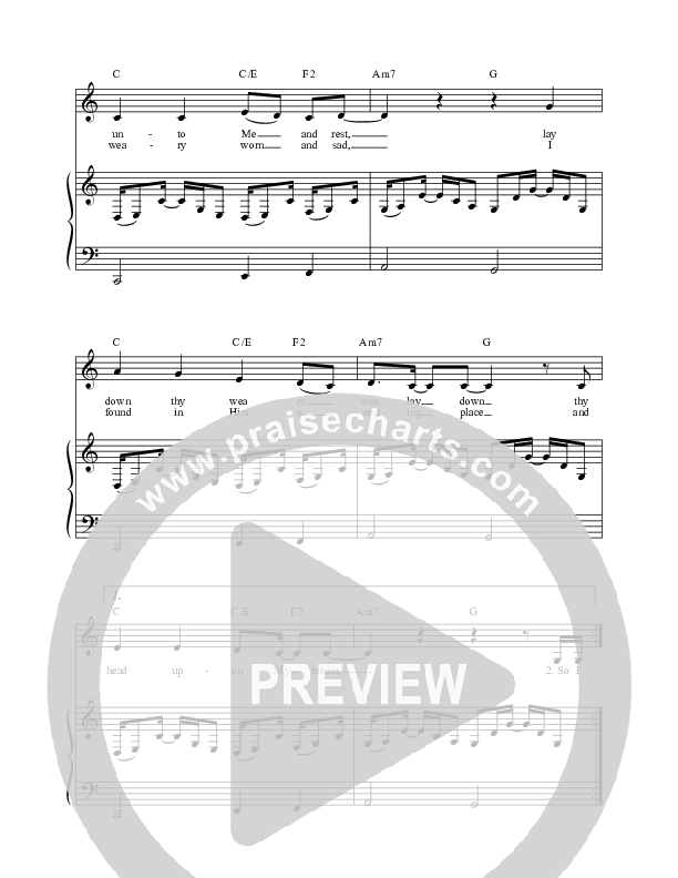 Resting Place Sheet Music PDF (Casey J) - PraiseCharts