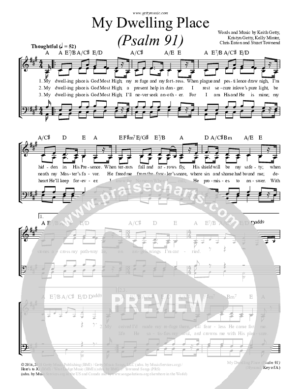 My Dwelling Place (Psalm 91) Sheet Music PDF (Phil Keaggy / Keith ... My Dwelling Place (Psalm 91) Sheet Music PDF (Phil Keaggy / Keith ...