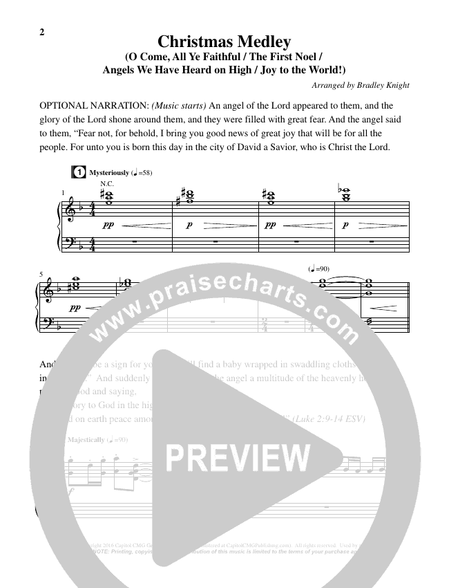 Christmas Medley (Choral) Sheet Music PDF (Brentwood Benson Choral ...