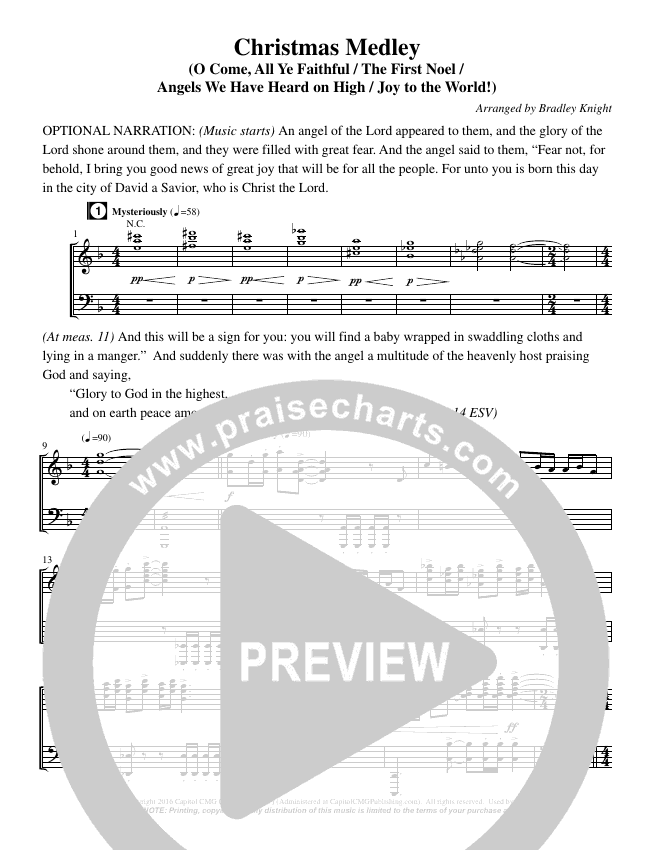 Christmas Medley (Choral) Sheet Music PDF (Brentwood-Benson Choral ...