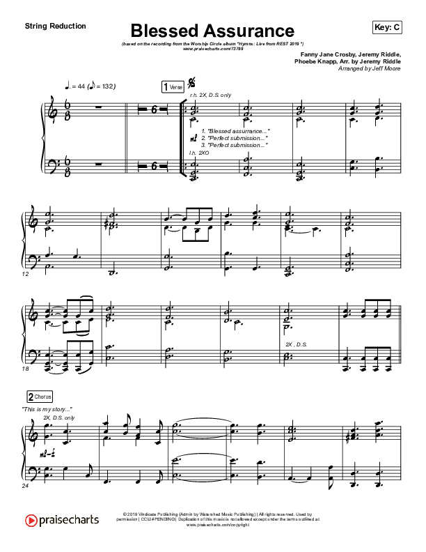 Blessed Assurance Jeremy Riddle Praisecharts