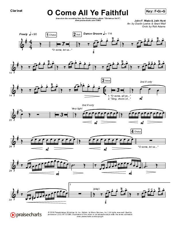 O Come All Ye Faithful (Planetshakers) - PraiseCharts