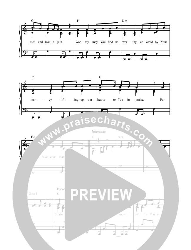 Marvelous Things Sheet Music PDF (Paul Baloche / Kari Jobe) - PraiseCharts