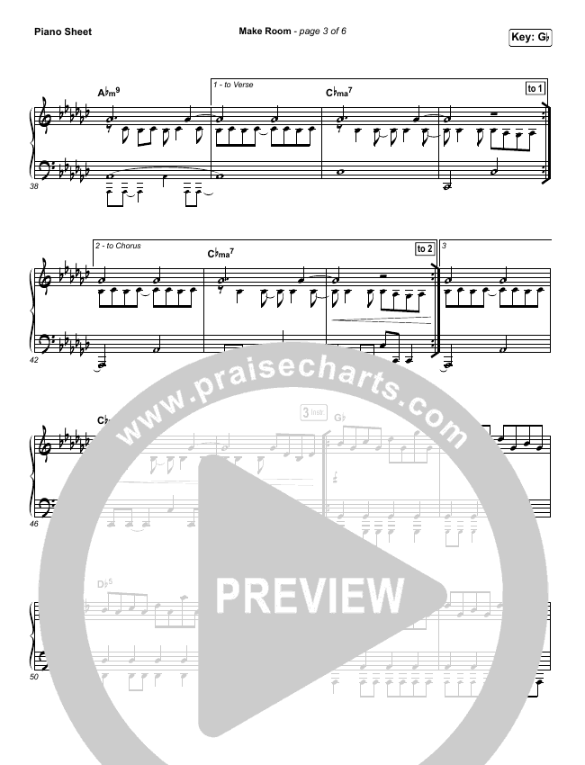 Make Room Sheet Music PDF (The Church Will Sing / Elyssa Smith ...