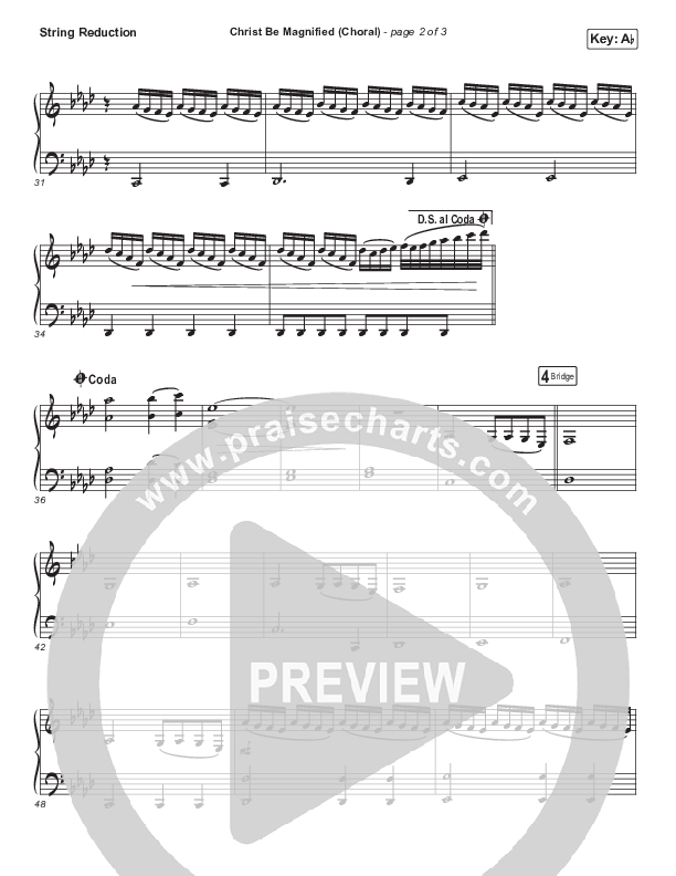 Christ Be Magnified Choral Anthem Satb Cody Carnes Arr Luke