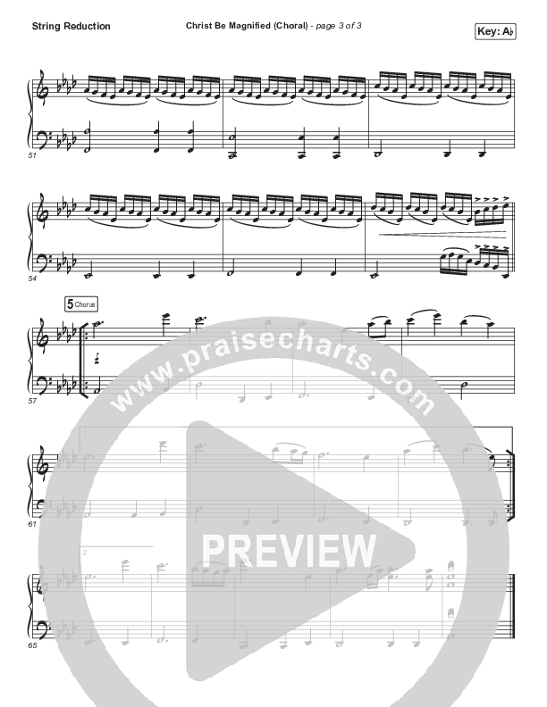 Christ Be Magnified Choral Anthem Satb Cody Carnes Arr Luke