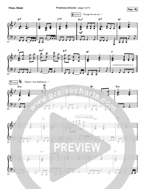Promises (Choral Anthem SATB) (Maverick City Music / Arr. Erik Foster ...