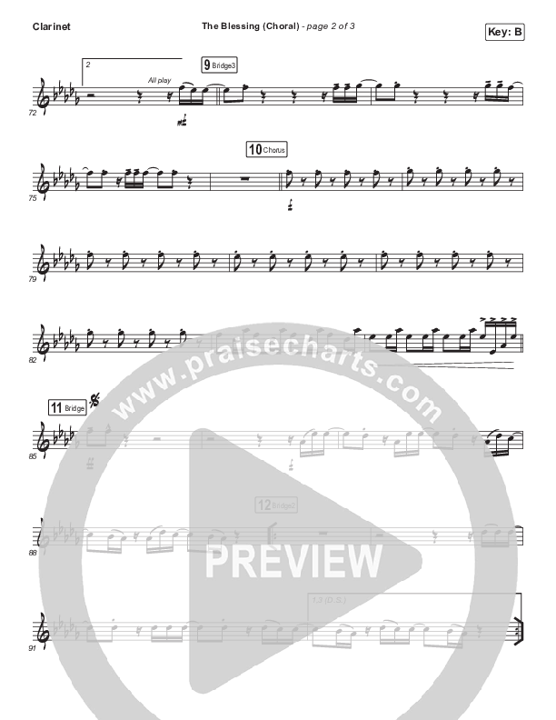 The Blessing (Choral Anthem SATB) (Cody Carnes / Kari Jobe / Elevation ...