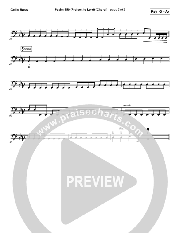 Psalm 150 Praise The Lord Choral Anthem Satb Matt Boswell Matt