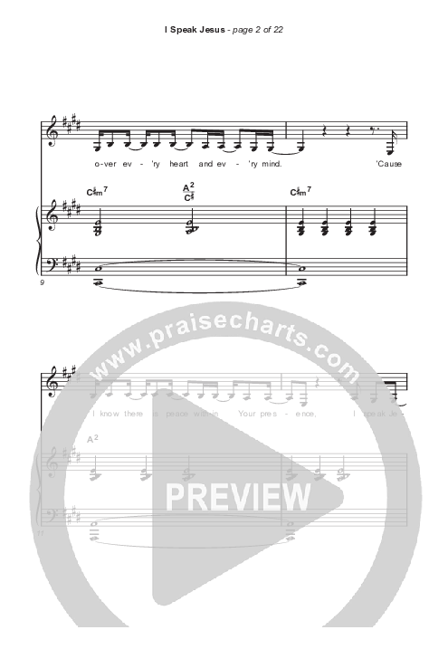 I Speak Jesus (Choral Anthem SATB) Octavo Sheet Music PDF (Signature Sessions / Shylo Sharity ...