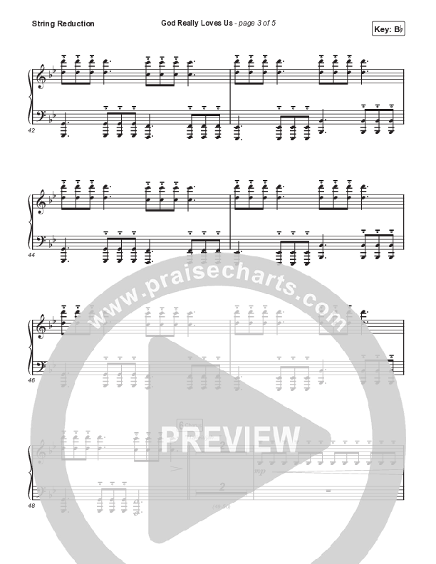 God Really Loves Us Choral Anthem Satb String Reduction Sheet Music