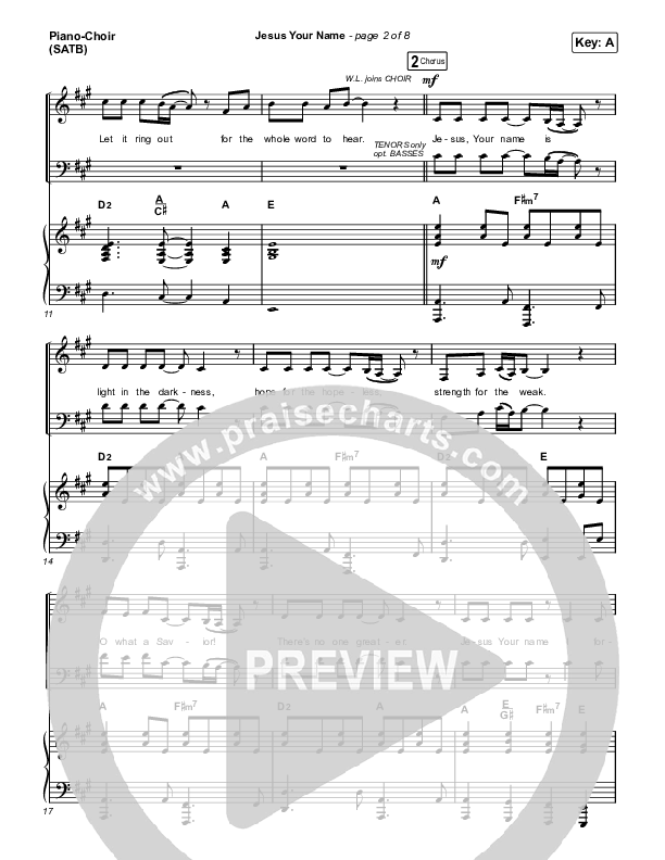 Jesus Your Name Chords Pdf Travis Cottrell Praisecharts Hot Sex Picture