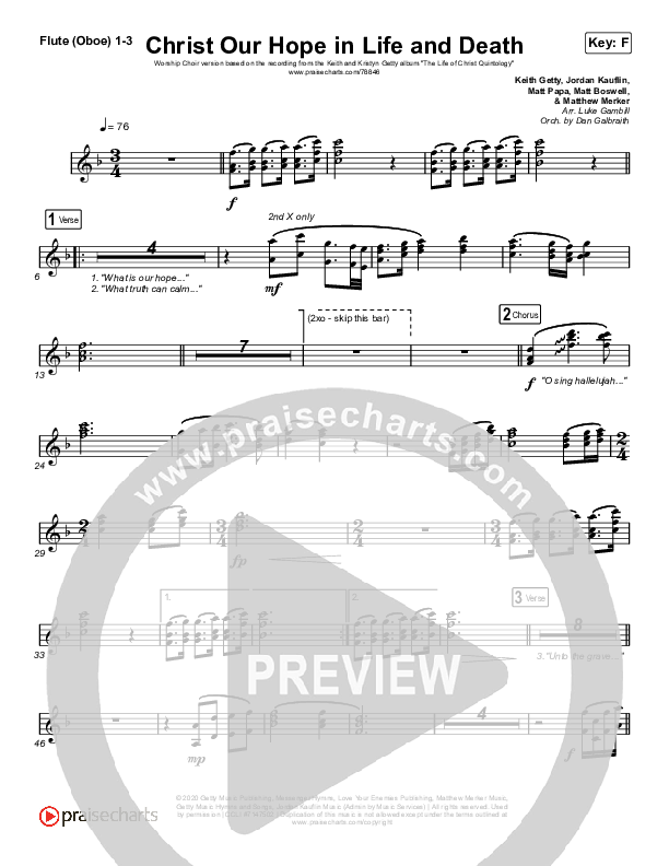Christ Our Hope In Life And Death (Worship Choir SAB) Sheet Music PDF ...