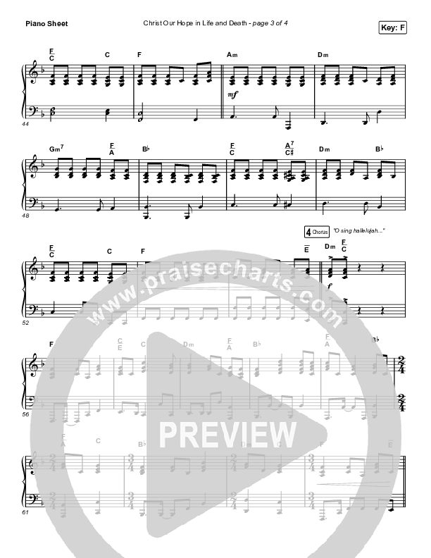 Christ Our Hope In Life And Death (Worship Choir SAB) Sheet Music PDF ...