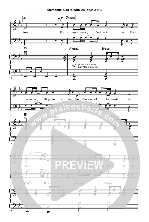 Emmanuel God With Us Sing It Now Satb Octavo Sheet Music Pdf Chris