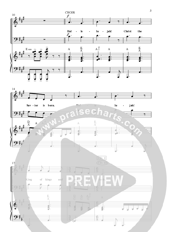 Hallelujah (Choral Anthem SATB) Sheet Music PDF (Lillenas Choral / Arr. Cliff Duren) - PraiseCharts