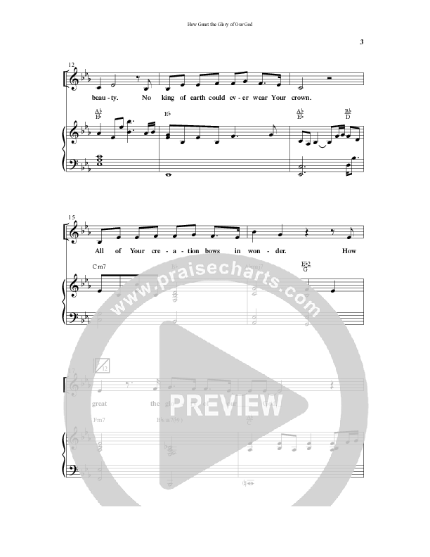 How Great The Glory Of Our God Choral Anthem Satb Sheet Music Pdf