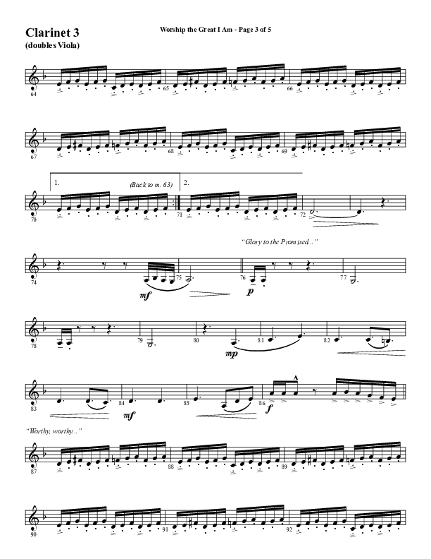 Worship The Great I Am Choral Anthem Satb Word Music Choral Arr