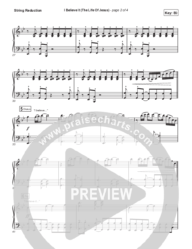 I Believe It The Life Of Jesus Choral Anthem Satb String Reduction