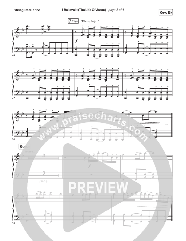 I Believe It The Life Of Jesus Choral Anthem Satb String Reduction