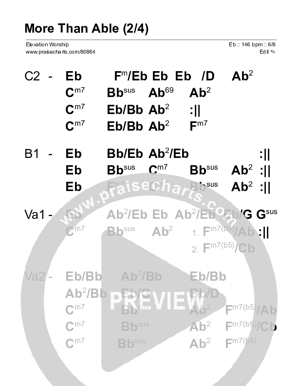 More Than Able Free Chords PDF (Elevation Worship / Chandler Moore ... More Than Able Free Chords PDF (Elevation Worship / Chandler Moore ...