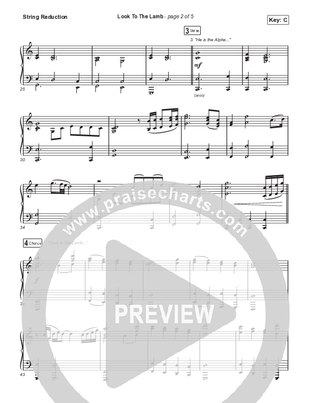 Look To The Lamb Choral Anthem Satb String Reduction Sheet Music Pdf