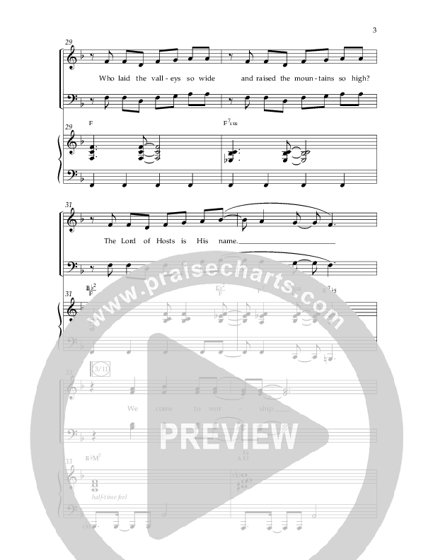 The Lord Of Hosts Choral Anthem Satb Sheet Music Pdf Lifeway Choral