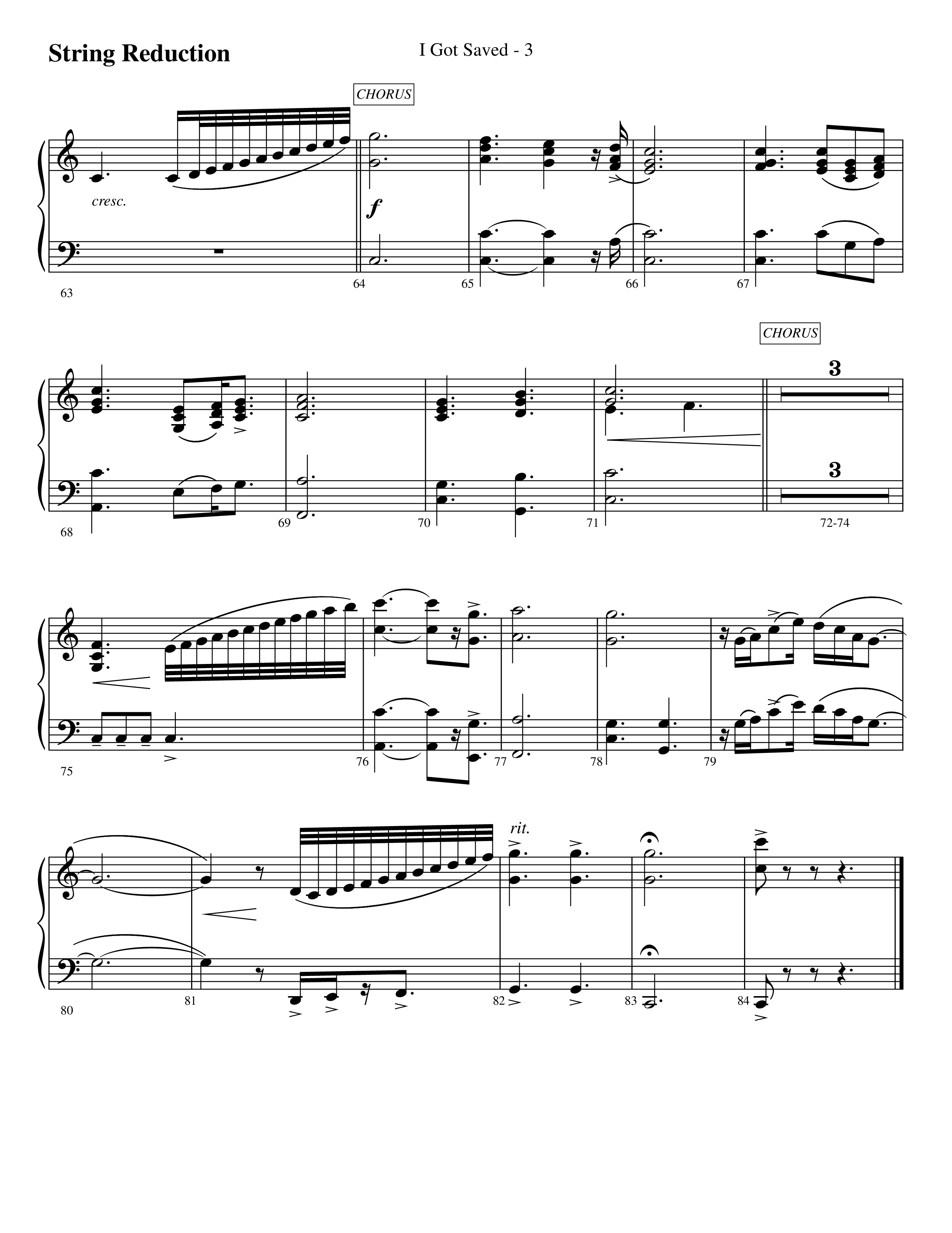 I Got Saved Choral Anthem Satb String Reduction Sheet Music Pdf