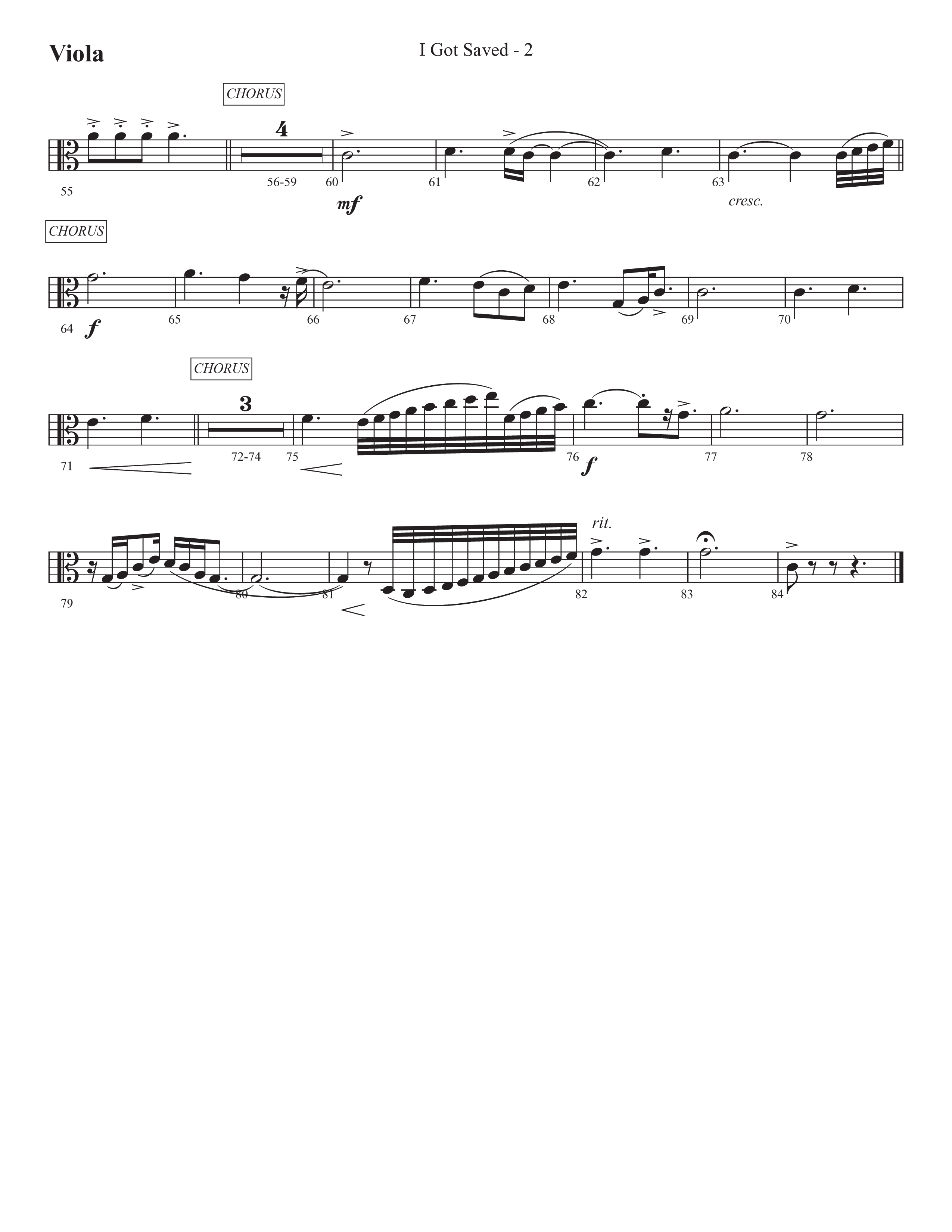 I Got Saved Choral Anthem Satb Viola Sheet Music Pdf Prestonwood