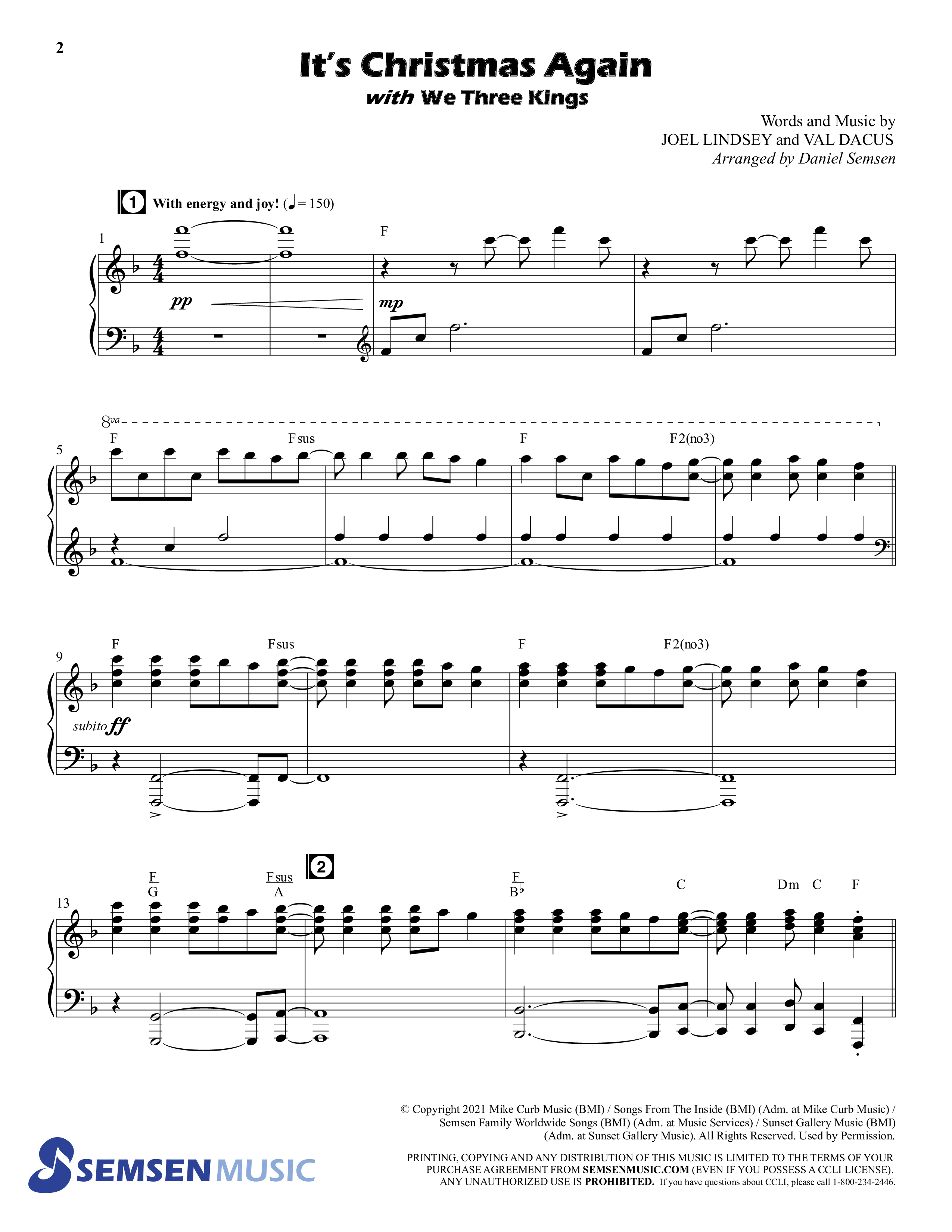 Christmas Is A Child (5 Song Choral Collection) Sheet Music PDF (Semsen Music / Arr. Daniel ...