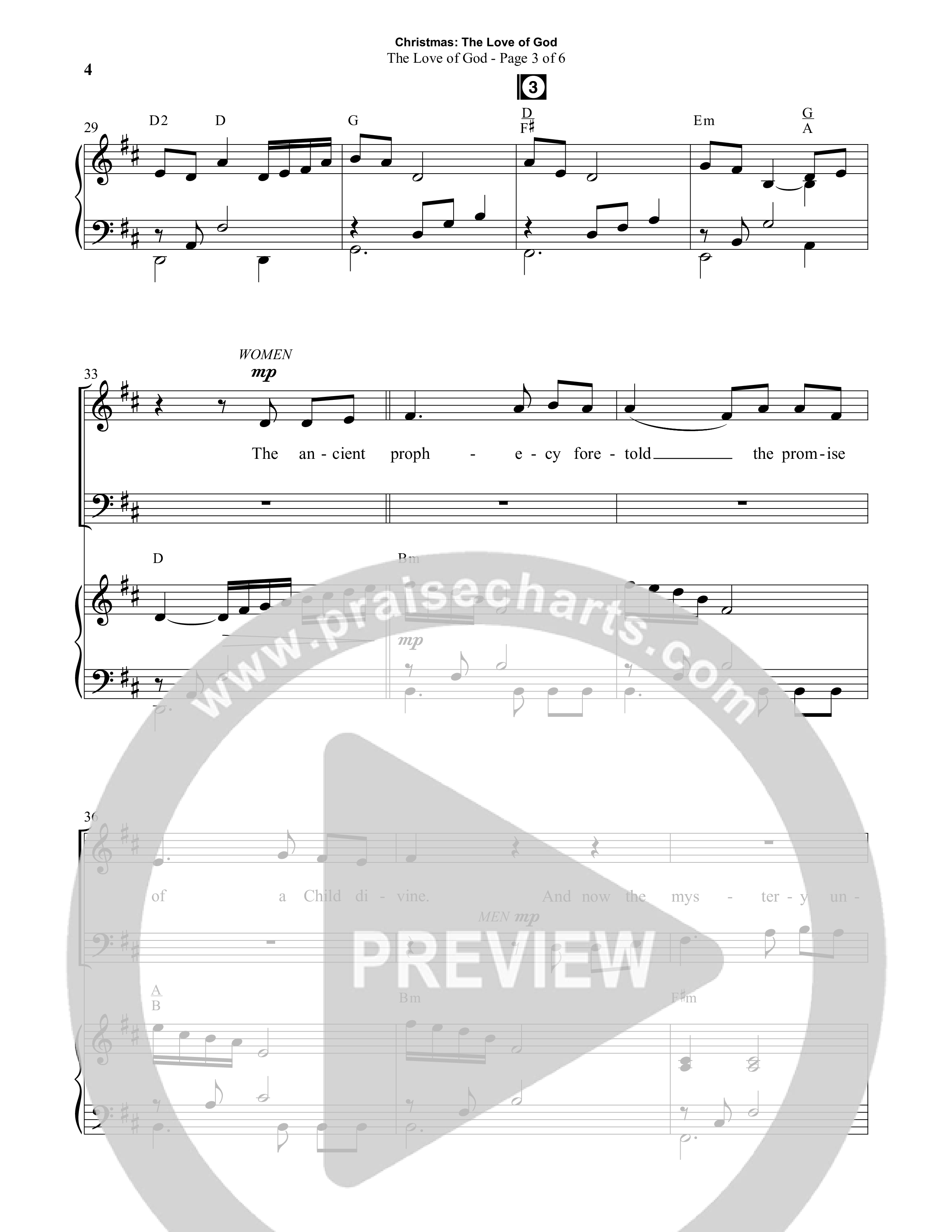 Christmas: The Love Of God (5 Song Choral Collection) Sheet Music PDF (Semsen Music / Arr. Marty ...