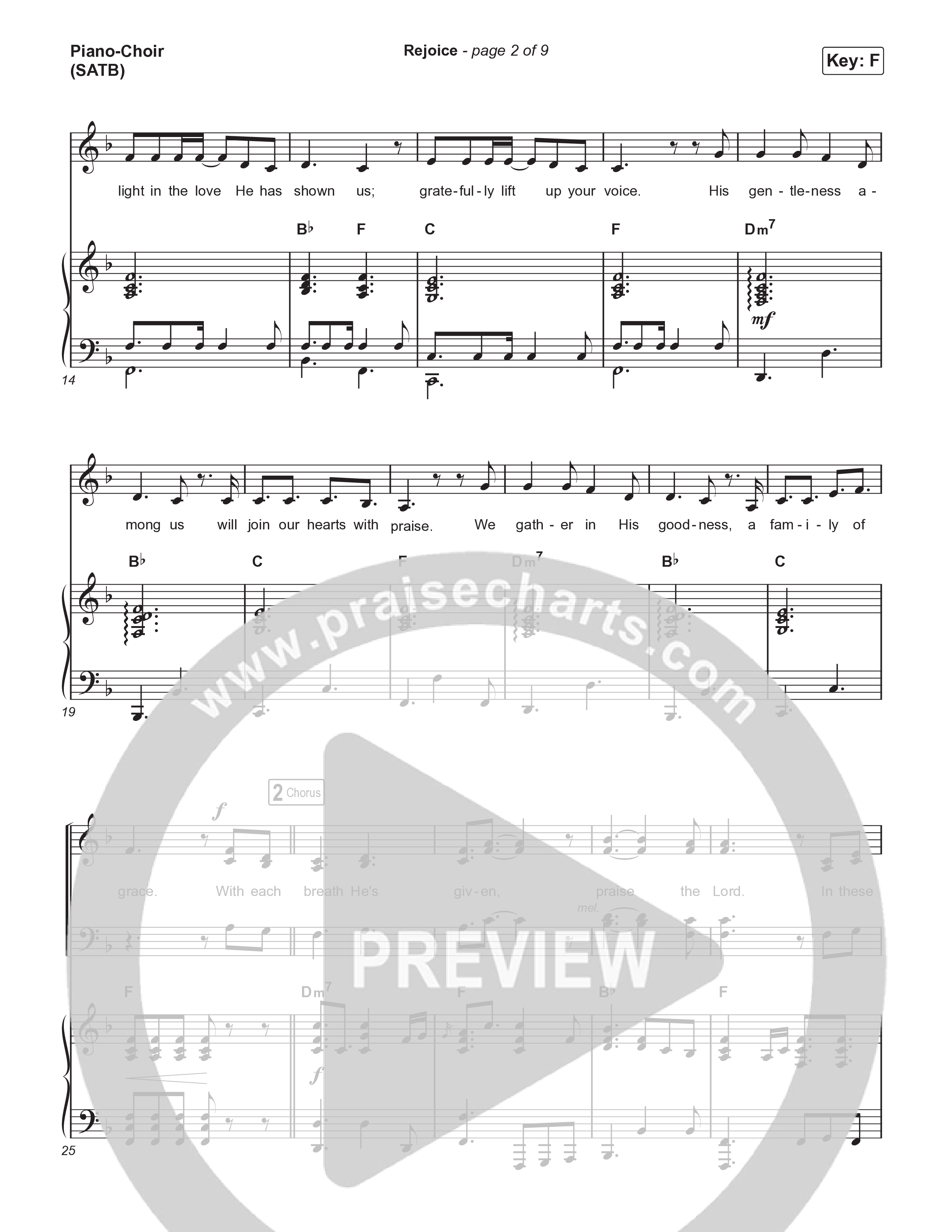 Rejoice (Choral/SATB) Sheet Music PDF (Travis Cottrell / Arr. Mason Brown / Orch. Travis Patton ...