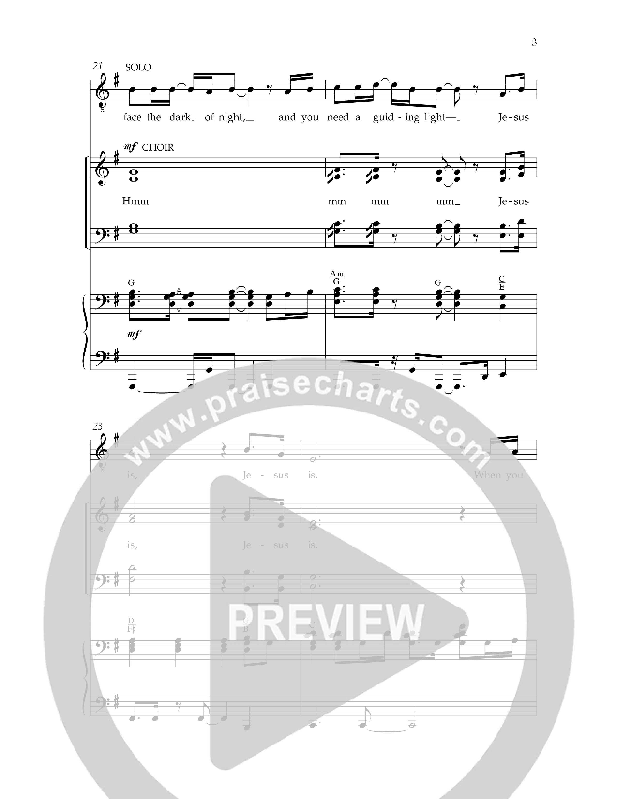 Jesus Is Choral Anthem Satb Sheet Music Pdf Lifeway Choral Arr
