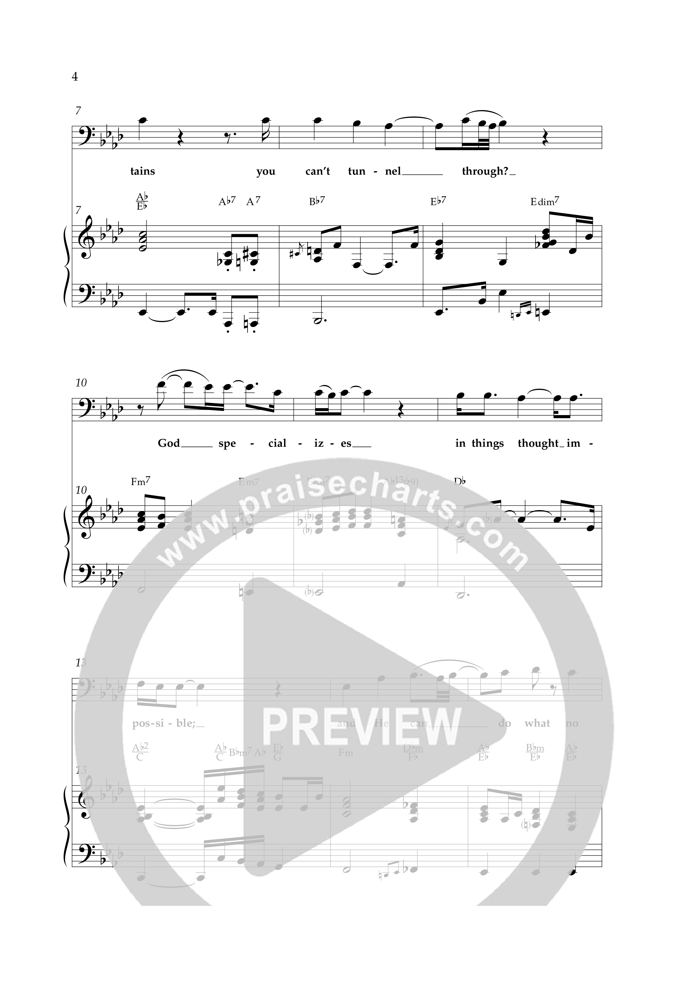 Mountains Will Fall with Got Any Rivers (Choral Anthem SATB) Sheet ...