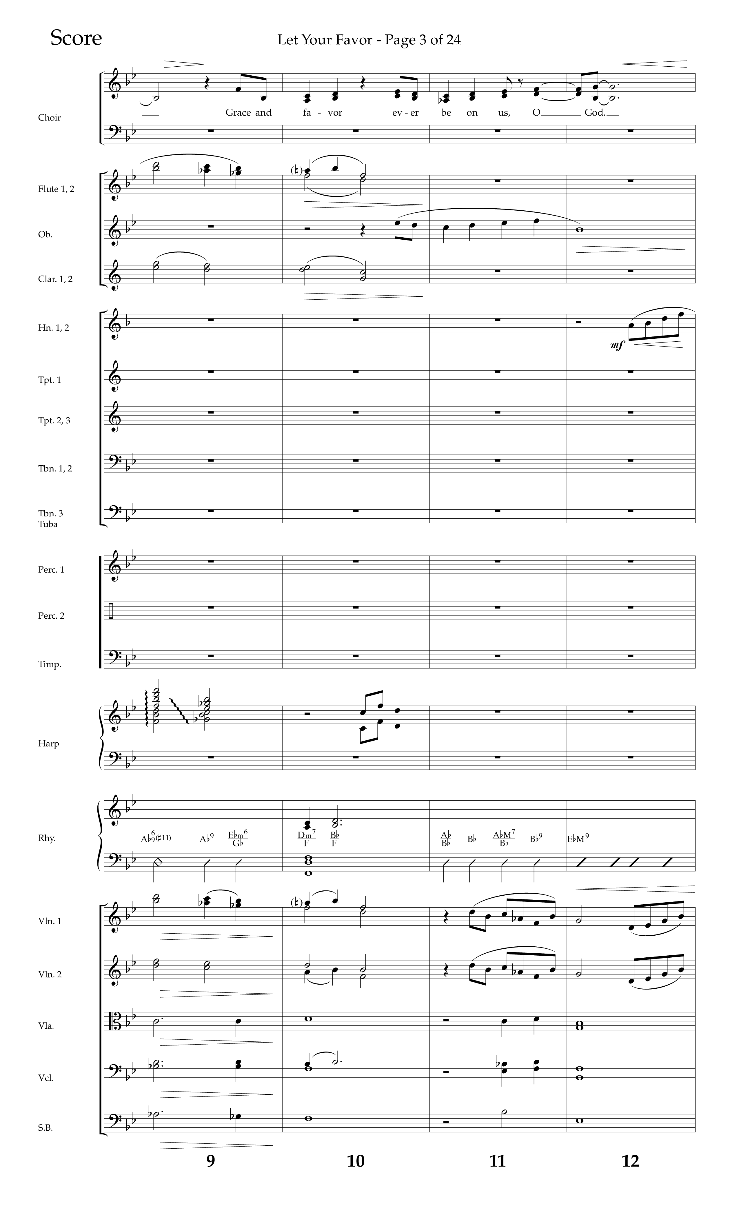 Let Your Favor (Choral Anthem SATB) (Lifeway Choral / Arr. J. Daniel ...