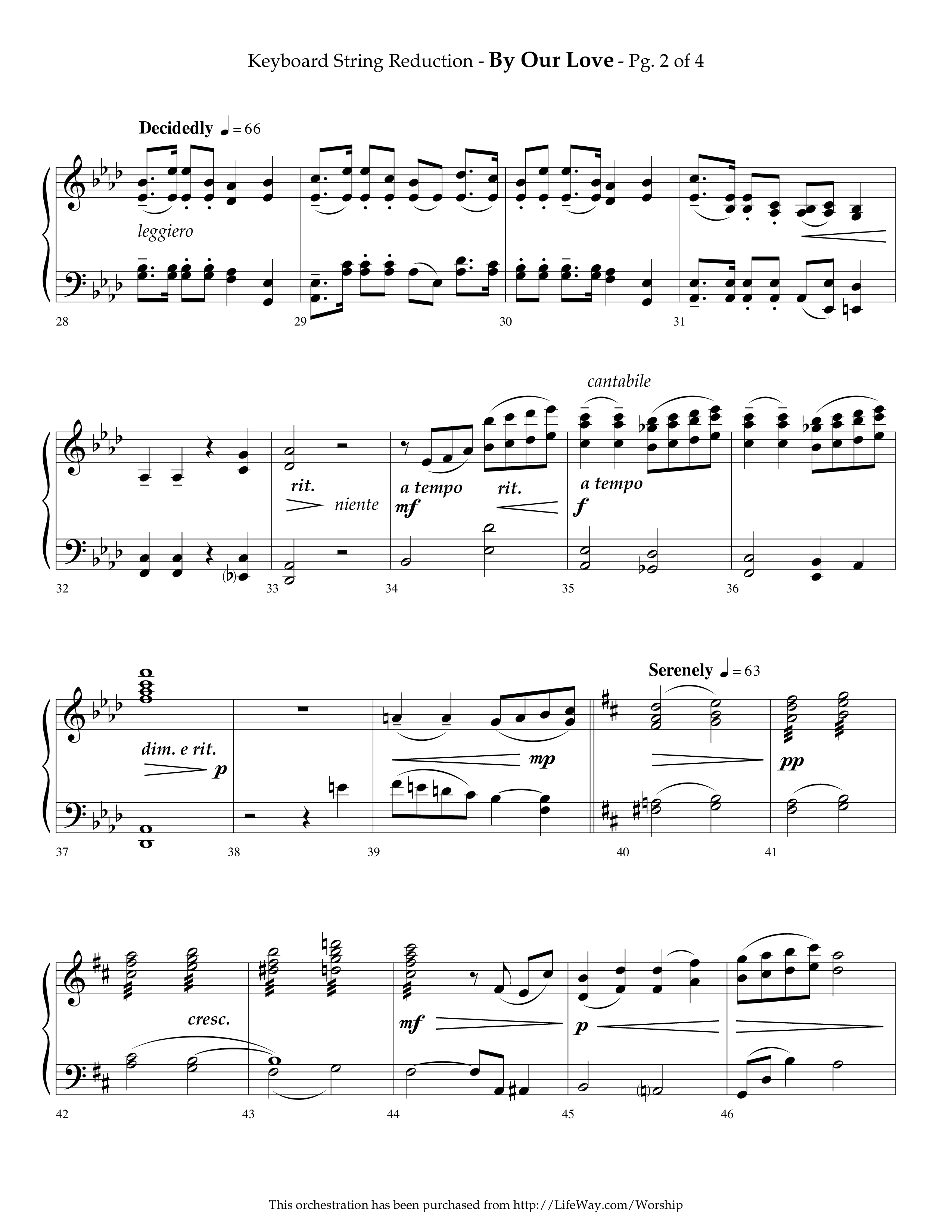 By Our Love Choral Anthem Satb String Reduction Sheet Music Pdf